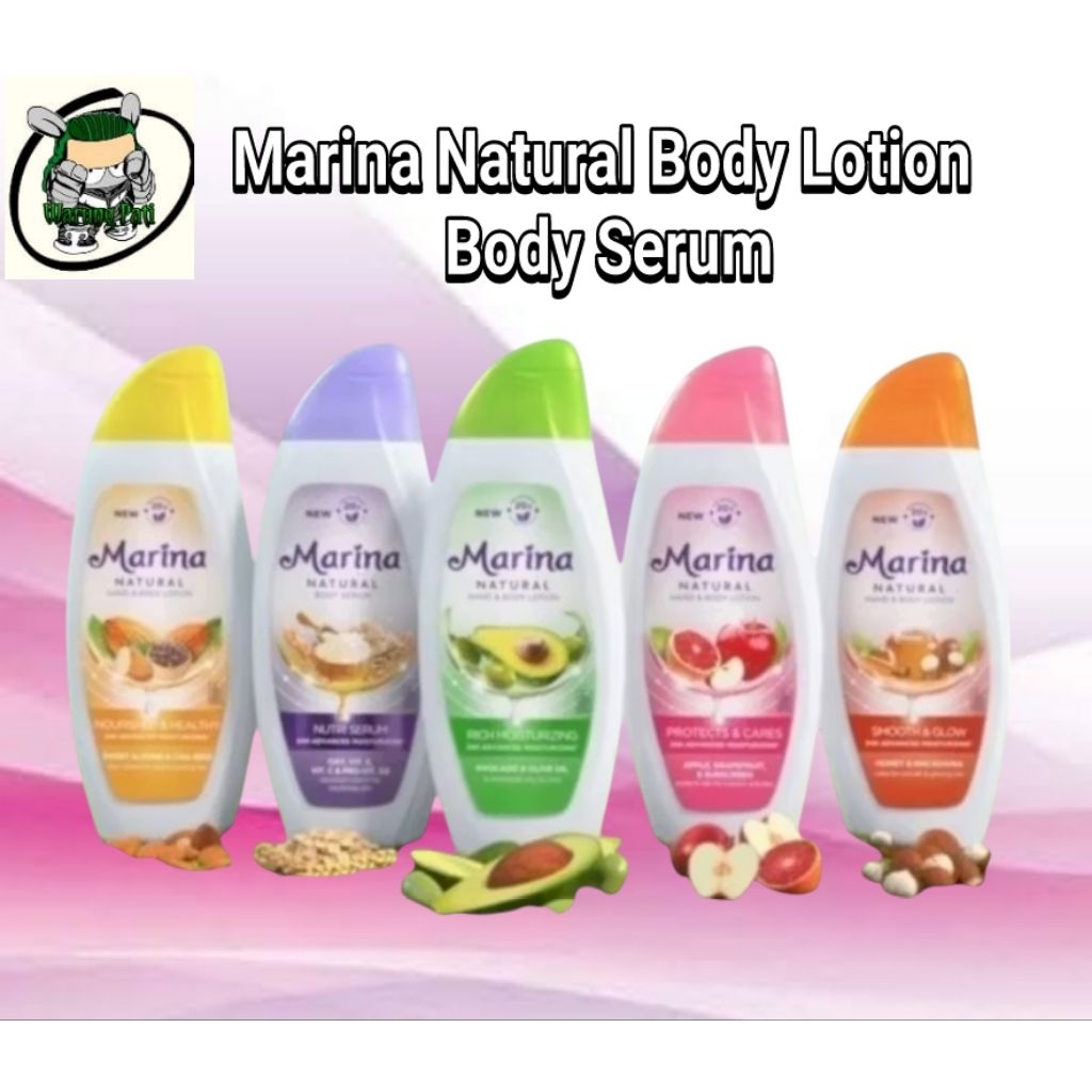 Jual Marina Natural Body Lotion | Body Serum 185 ml | Shopee Indonesia