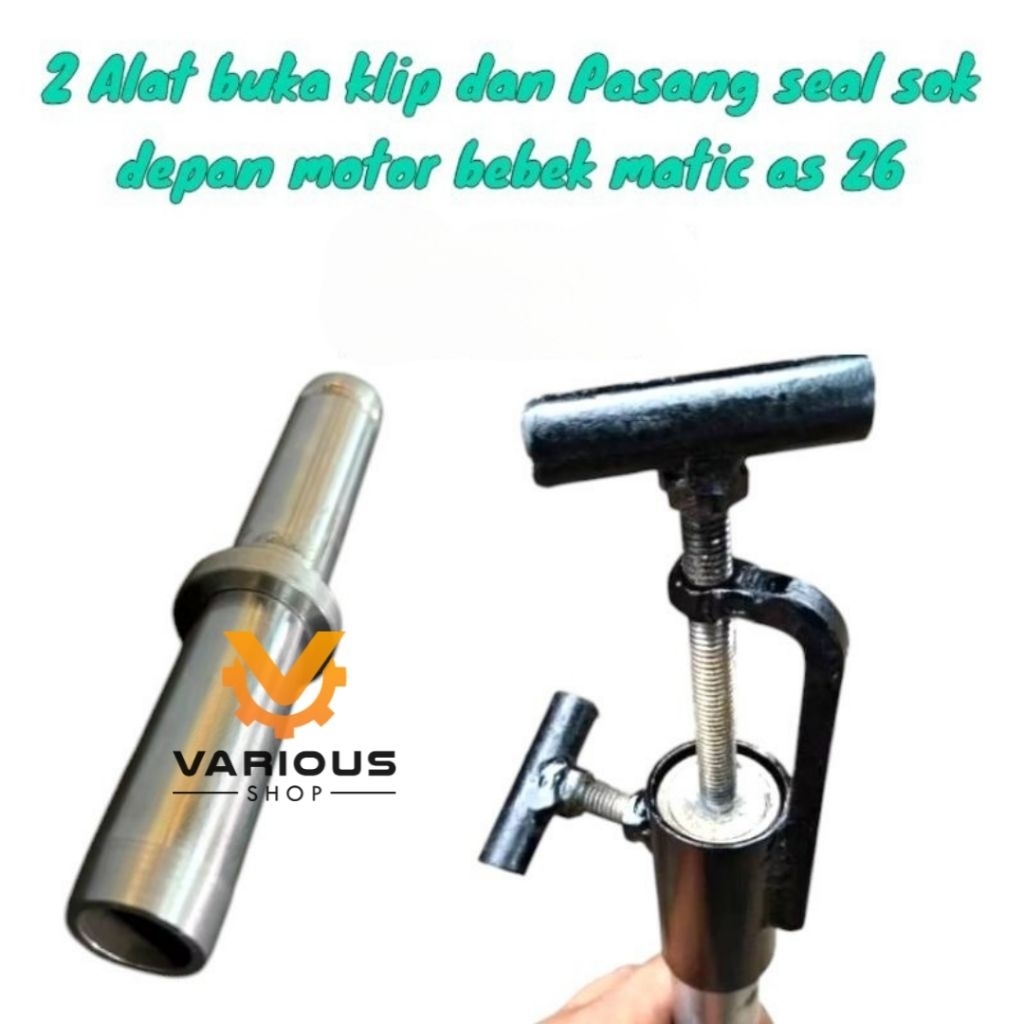 Jual Paket Alat Servis Shock Depan Motor bebek dan matic alat pasang seal halu halu motor ...