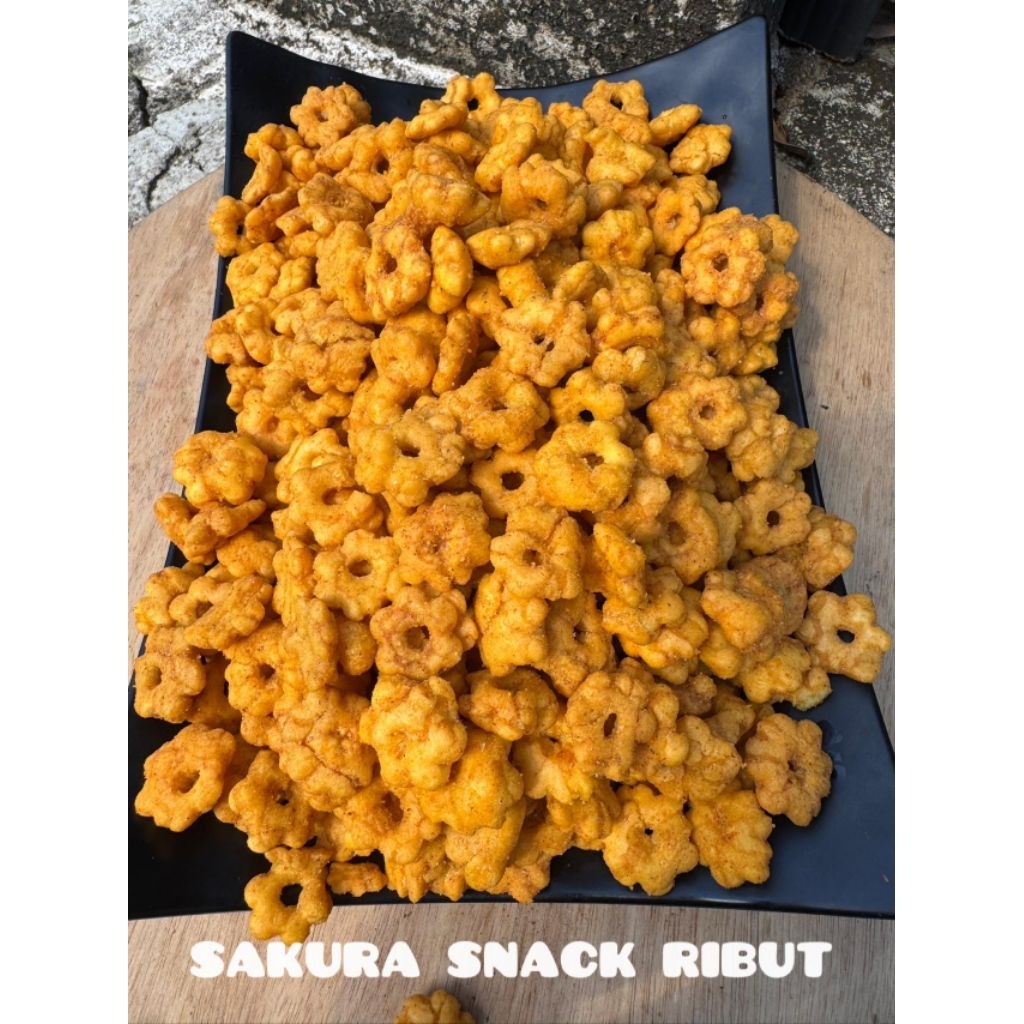 Jual SAKURA SNACK RIBUT 250 GRAM | Shopee Indonesia