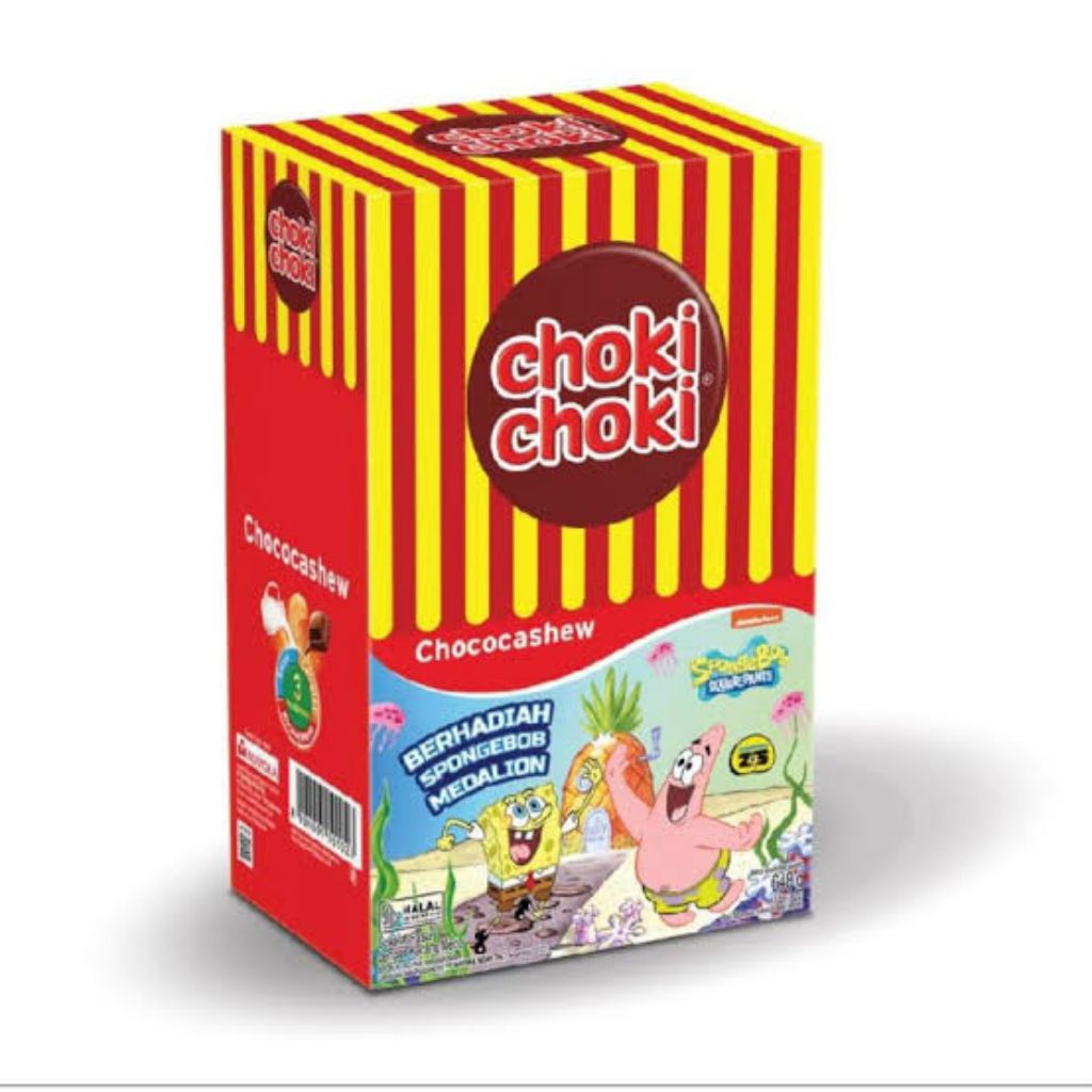 Jual Choki Choki Chococashew Pasta Coklat - Netto 20 pcs x 9 gr ...