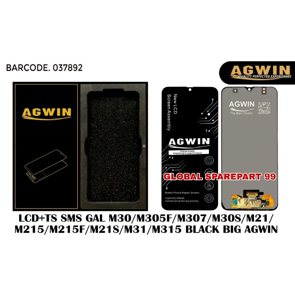 Jual LCD SAMSUNG GALAXY M30 M305 M305F / M30S M307 M307F / M21 M215 ...