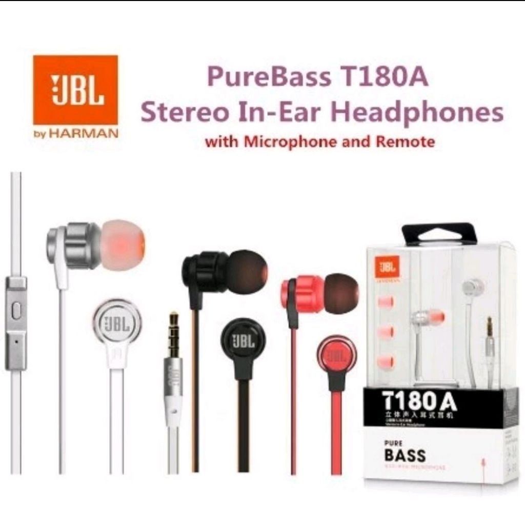 Jual headset JBL original -T180A | Shopee Indonesia