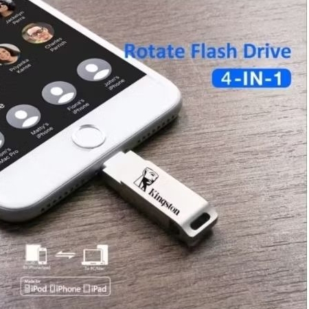 Jual PROMO OTG Flashdisk 1TB Kingston 2 in 1 IOS + USB | Flashdisk ...