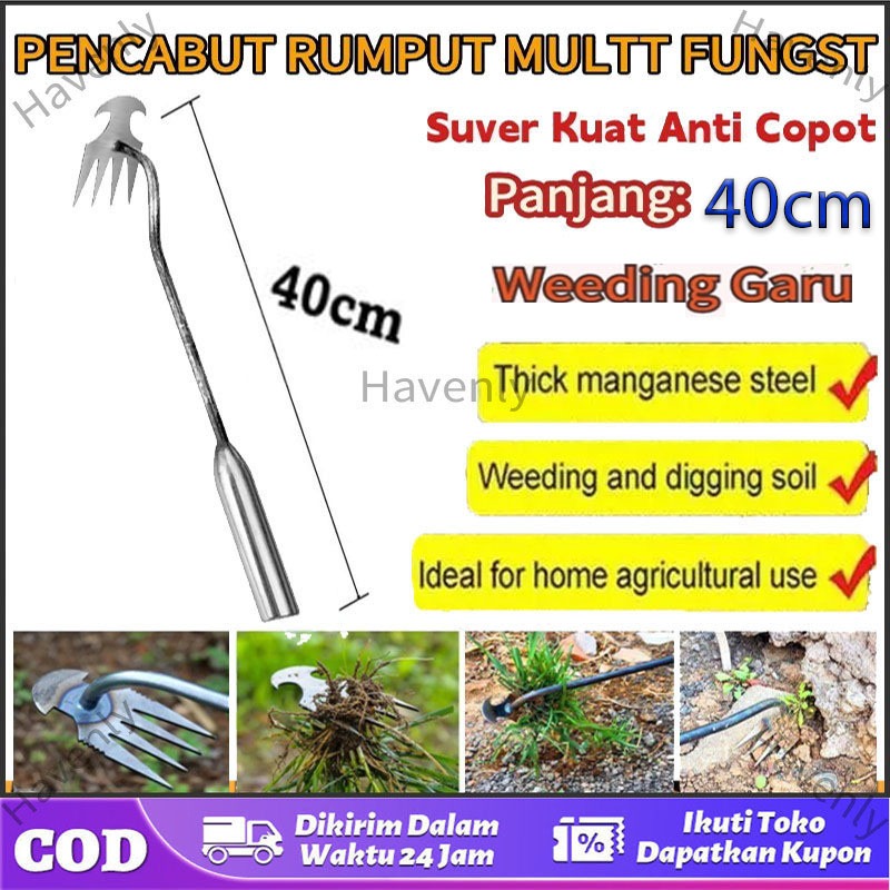 Jual 40CM Weeding garu Harrow Manual Weeding Hoe Weeding penghapusan ...