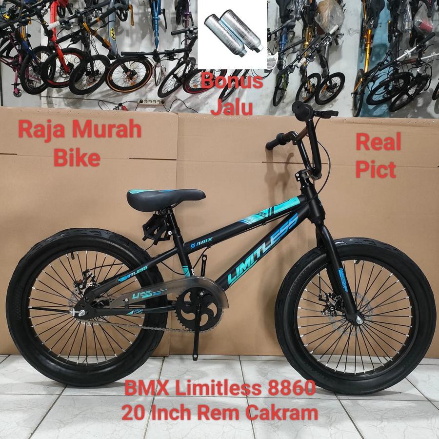 Jual Sepeda BMX 20 Inch Limitless Ban Jumbo Rem Cakram Sepeda Anak Laki ...