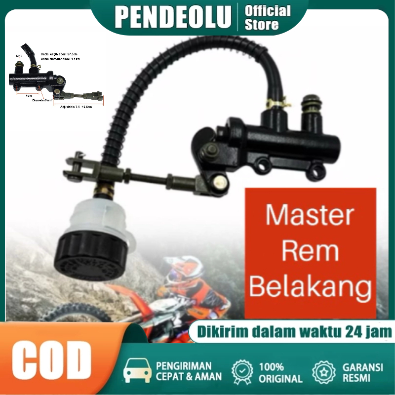 Jual Master Rem Belakang Pompa Rem Hidrolik Model Lipat Untuk Sepeda ...