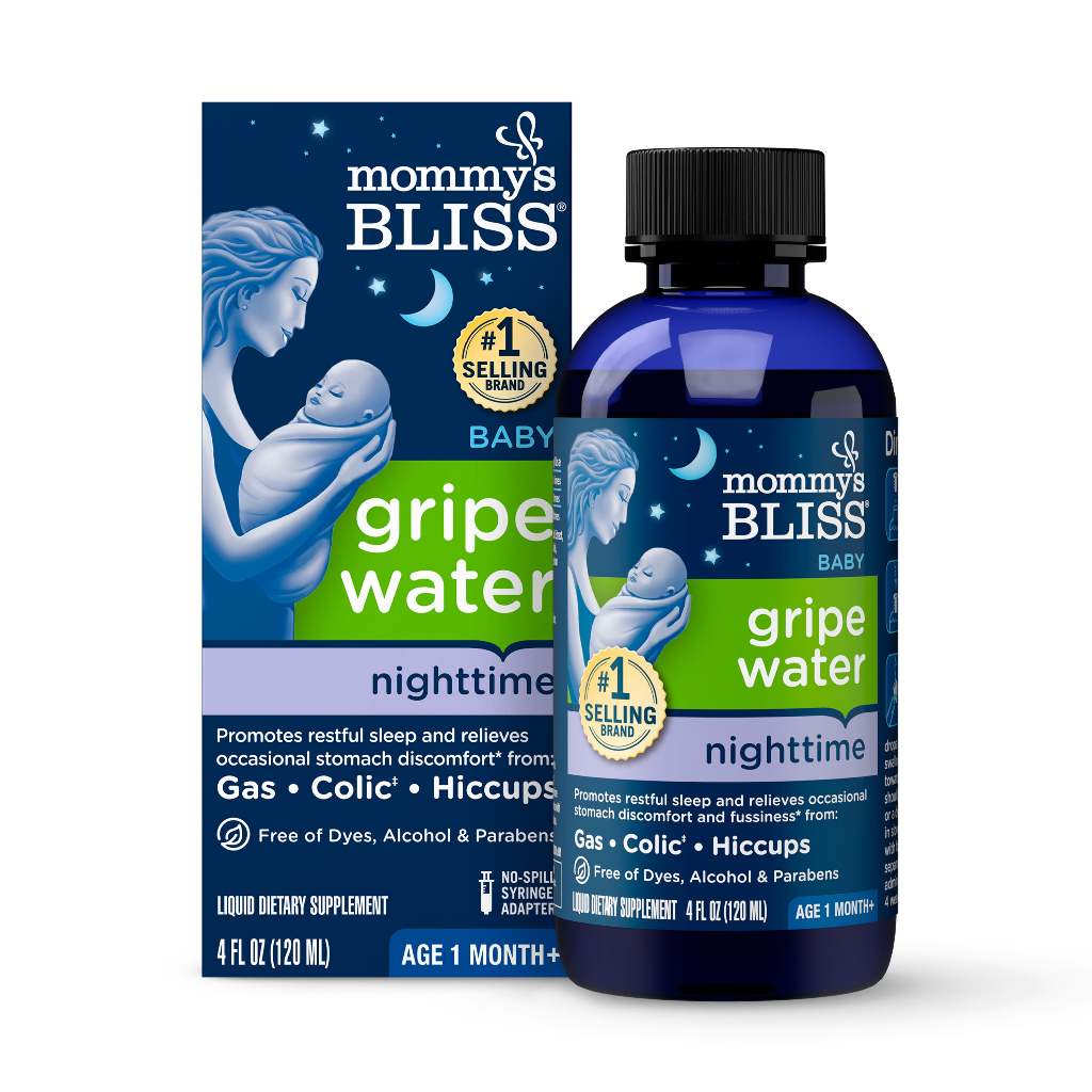 Jual Mommy's Bliss, Night Time, Gripe Water, 1 Month+, 4 fl oz (120 ml ...
