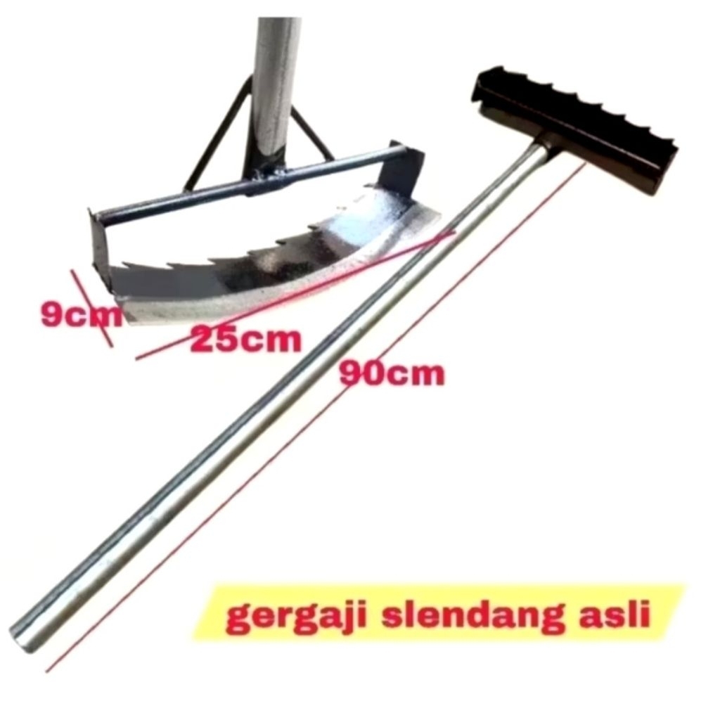 Jual ALAT GARUK RUMPUT LIAR GULMA BAHAN GERGAJI SELENDANG 2 IN 1 GAGANG ...
