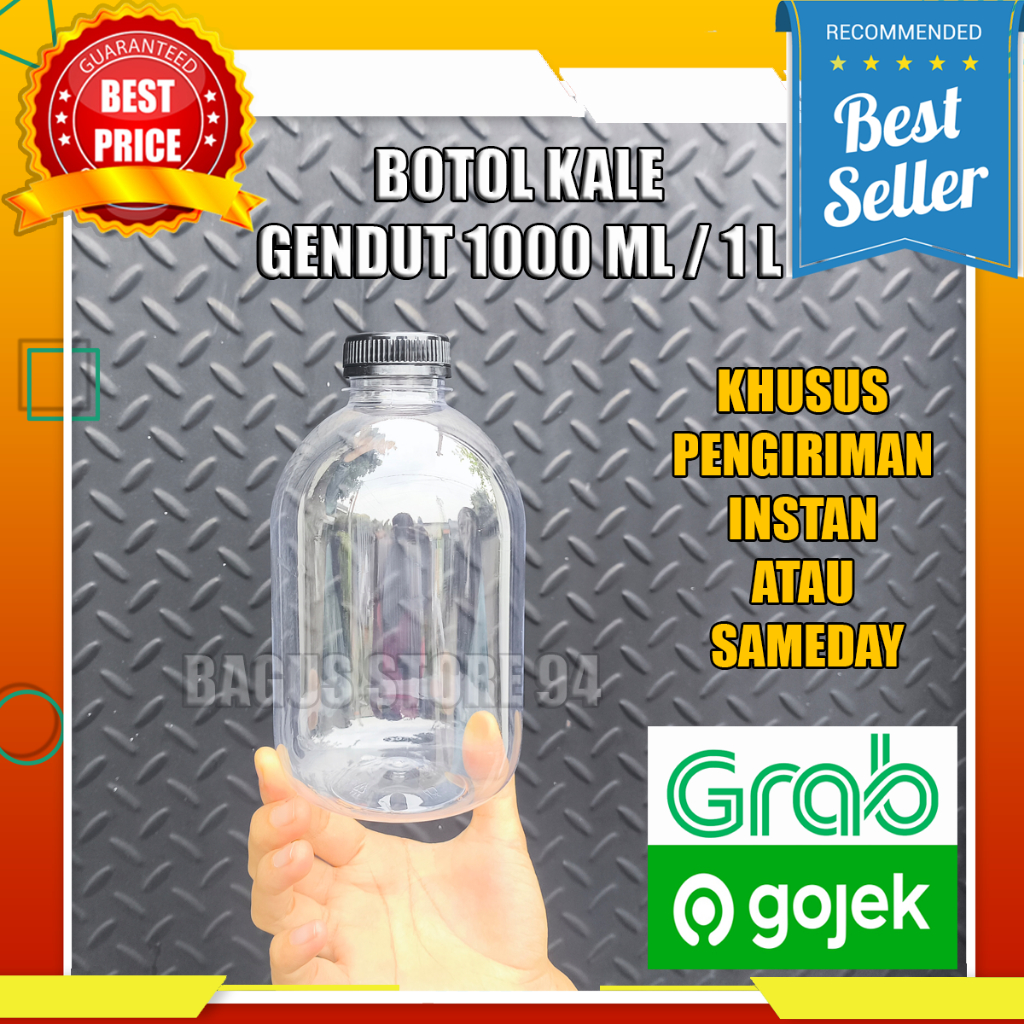 Jual Botol Kale Gendut 1000 Ml 1 Liter Shopee Indonesia