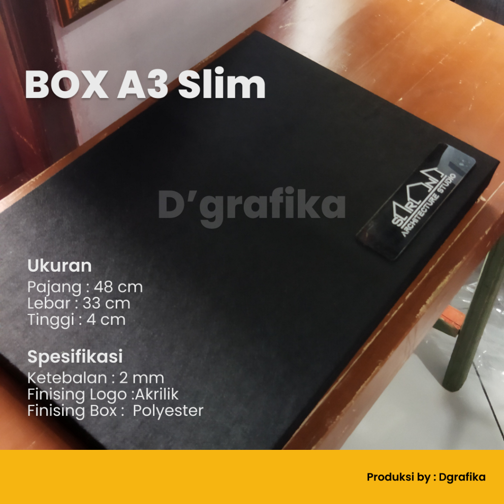 Jual BOX A3 | Slim | 48x33x4cm || BOX ARSITEKTURE / HAMPERS / BOX ...