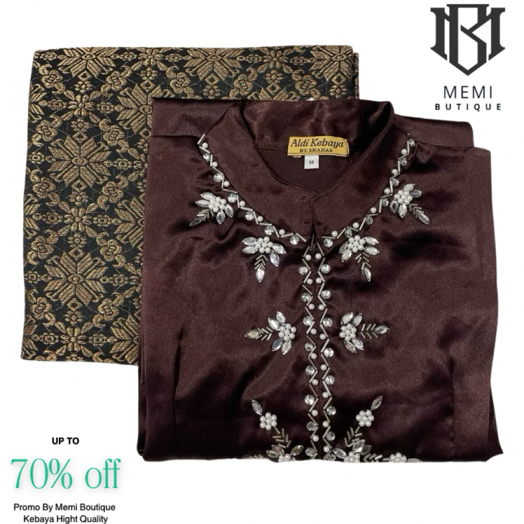 Jual (REALPICT) Setelan Tunik Melayu Melisa Bahan Shimmer Size M - XXL ...