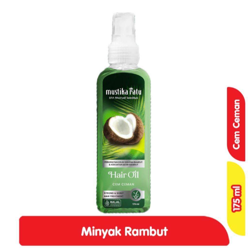 Jual Mustika Ratu Minyak Rambut Cem-Ceman 175 ml | Shopee Indonesia