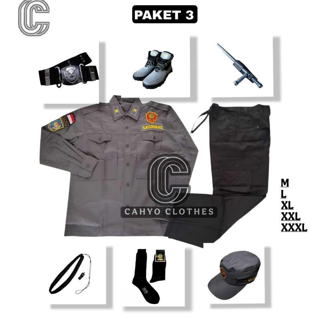 Jual SERAGAM LINMAS LENGKAP MODEL PDL TERBARU|SERAGAM SATLINMAS|HANSIP ...