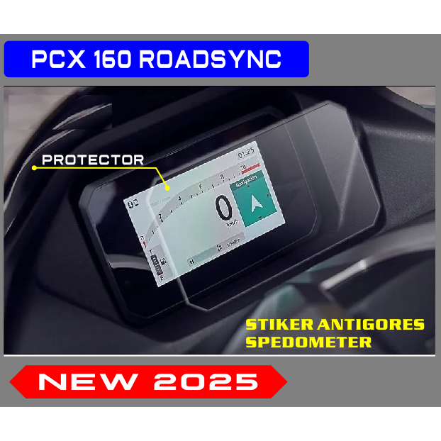 Jual Stiker Anti gores Spedometer PCX ROADSYNC 2025 | Shopee Indonesia
