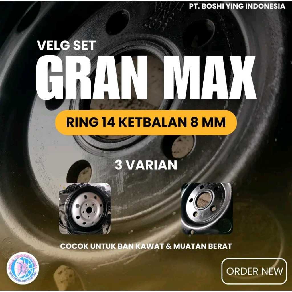 Jual VELG GRAND MAX RING 14 TEBAL 8 MM LUBANG ANGIN BULAT | Shopee ...