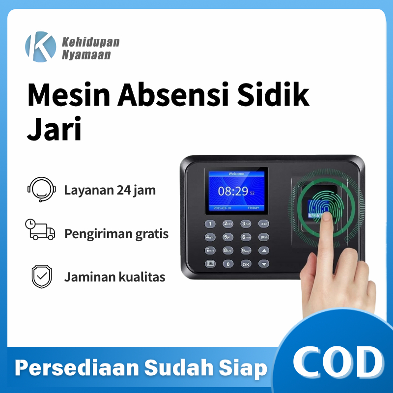Jual Absence Machines mesin absensi Fingerprint Bahasa Indonesia Mesin ...