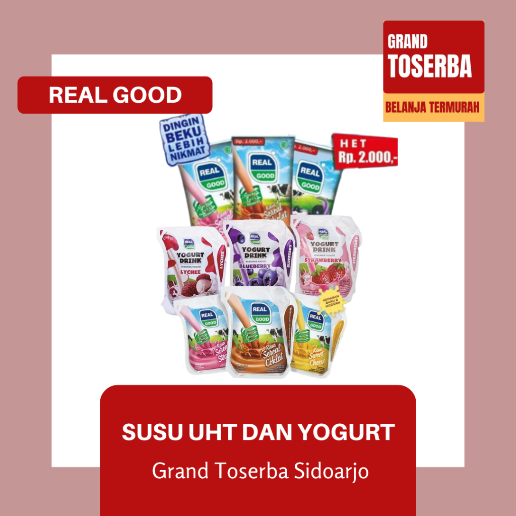 Jual REAL GOOD UHT 80ml - 125ml / SUSU SEGAR TEKNOLOGI UHT | Shopee ...