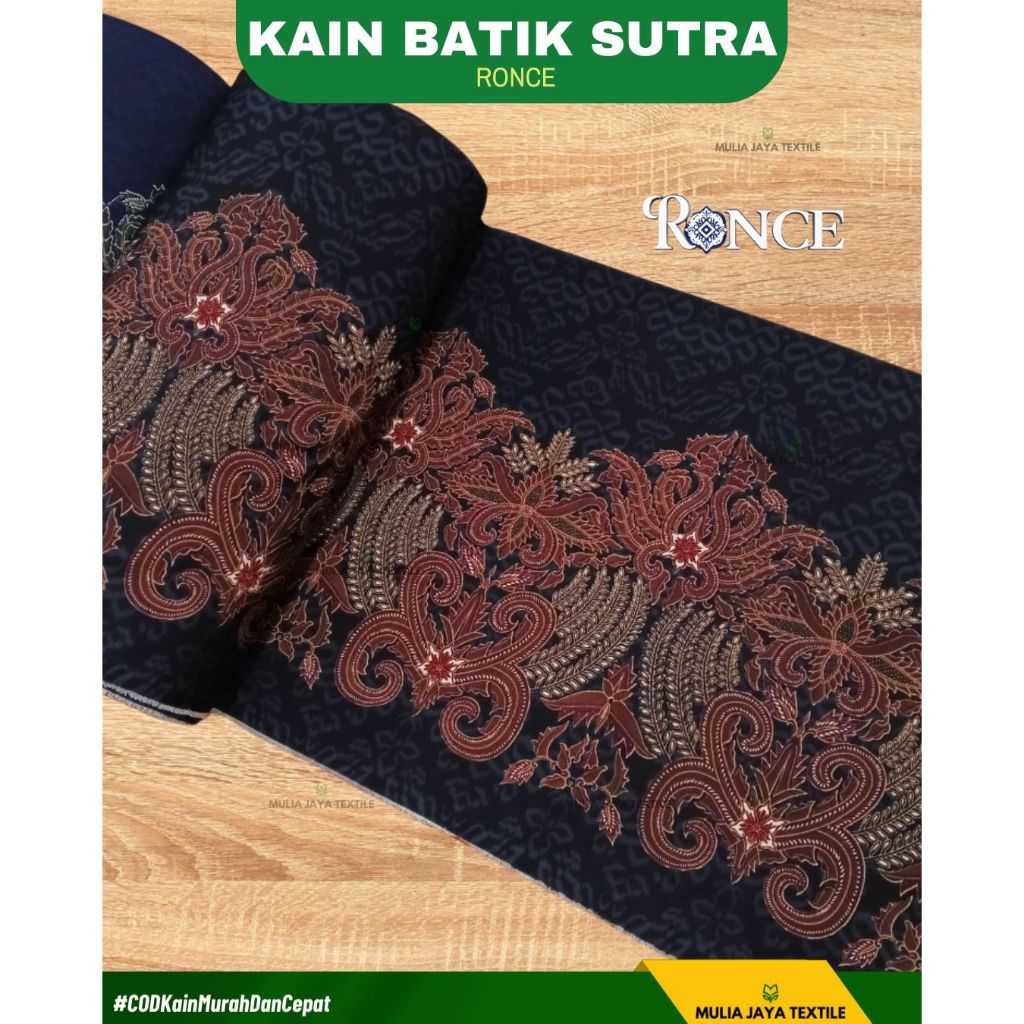 Jual Kain Batik Bsy Polyester Lembut Halus Murah Meteran Batik Kenanga ...
