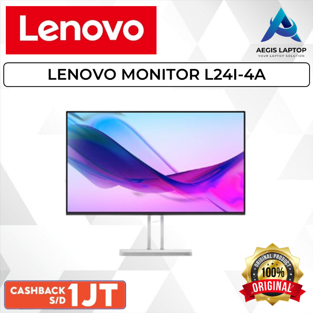 Jual Monitor Lenovo L24I-4A 24 inch IPS FHD 1080P 1ms 100Hz Speaker ...