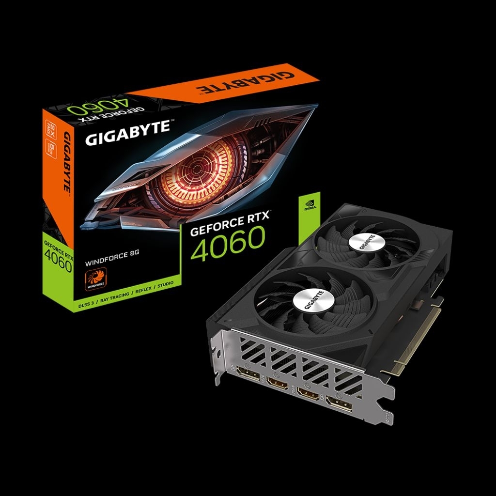 Jual RTX 4060 GIGABYTE WINDFORCE 8G GARANSI | Shopee Indonesia