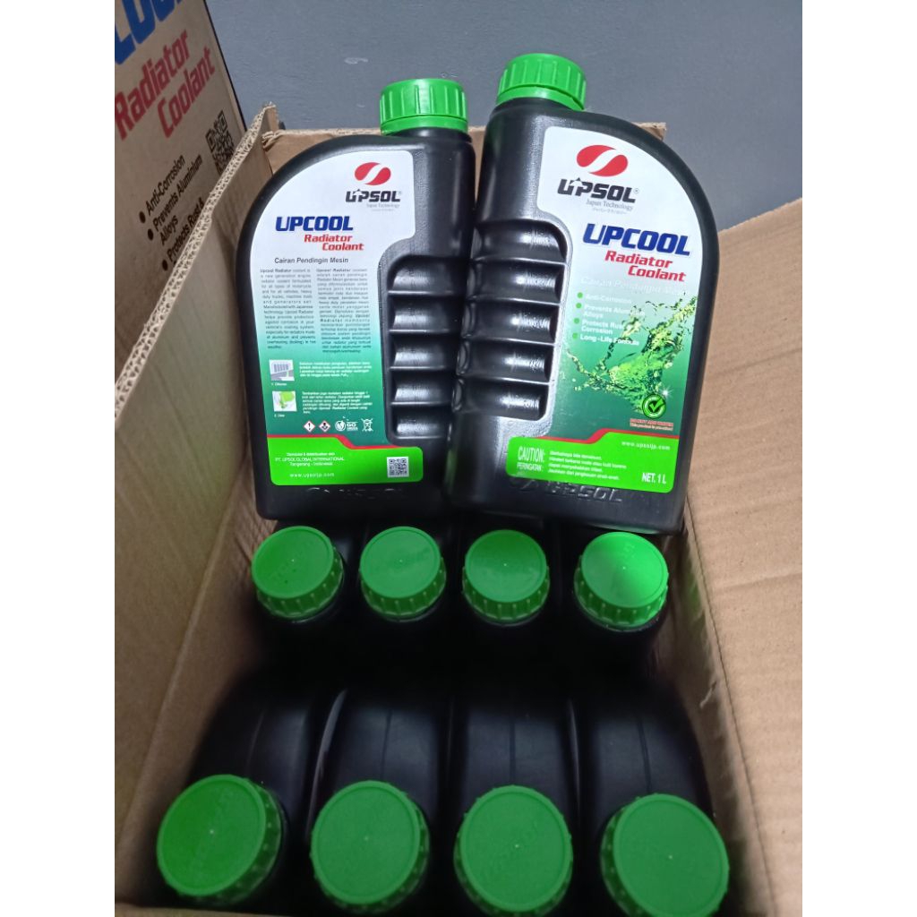 Jual Air Radiator UPSOL 1Liter (1 Dus isi 12 Botol) | Shopee Indonesia