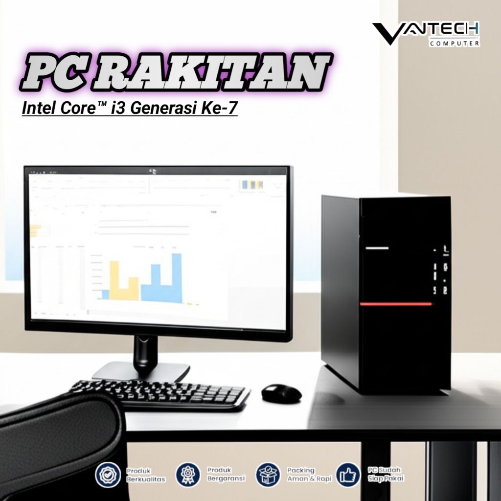 Jual PC Core i3 7100 Generasi ke-7 - Komputer Rakitan Siap Pakai ...