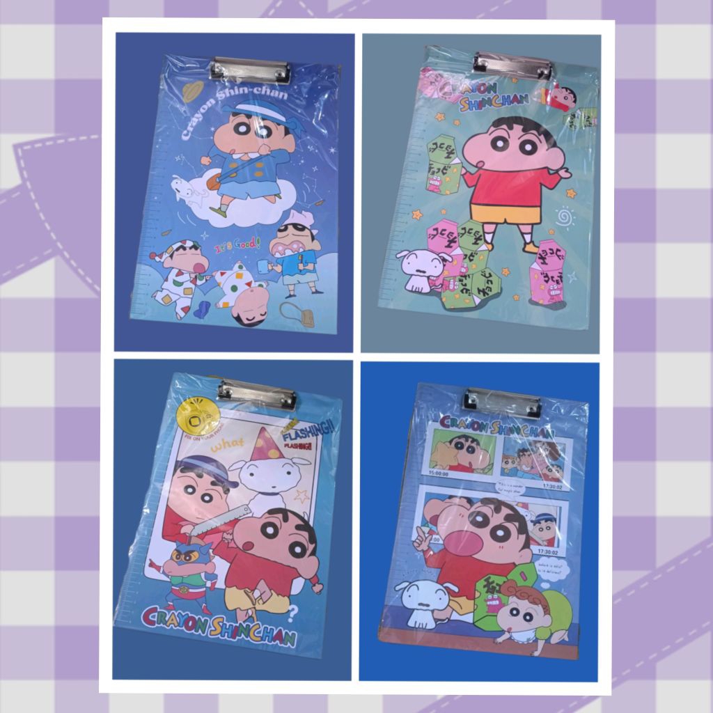 Jual SHINCHAN SANRIO LABUBU Papan Jalan Klip Ujian A4 | Shopee Indonesia
