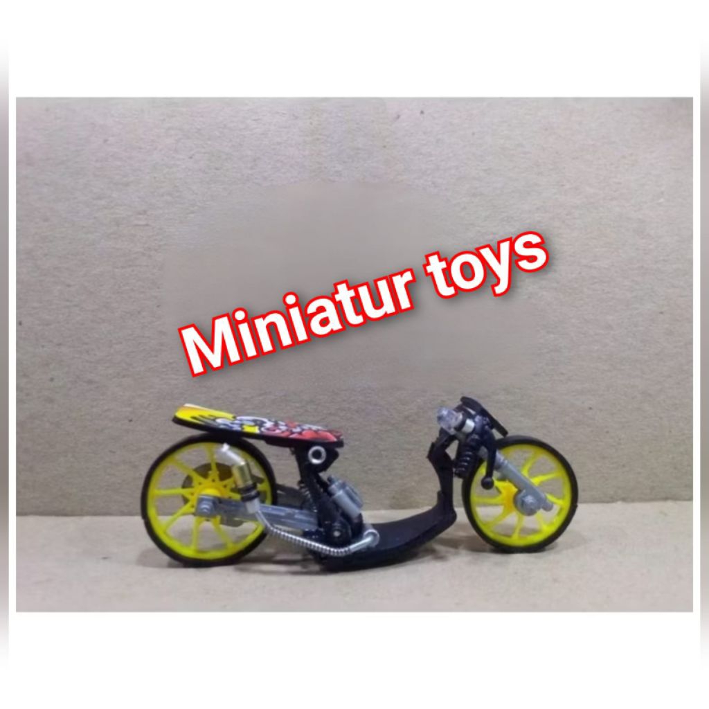 Jual mainan anak terlaris miniatur motor drag/miniatur motor racing ...