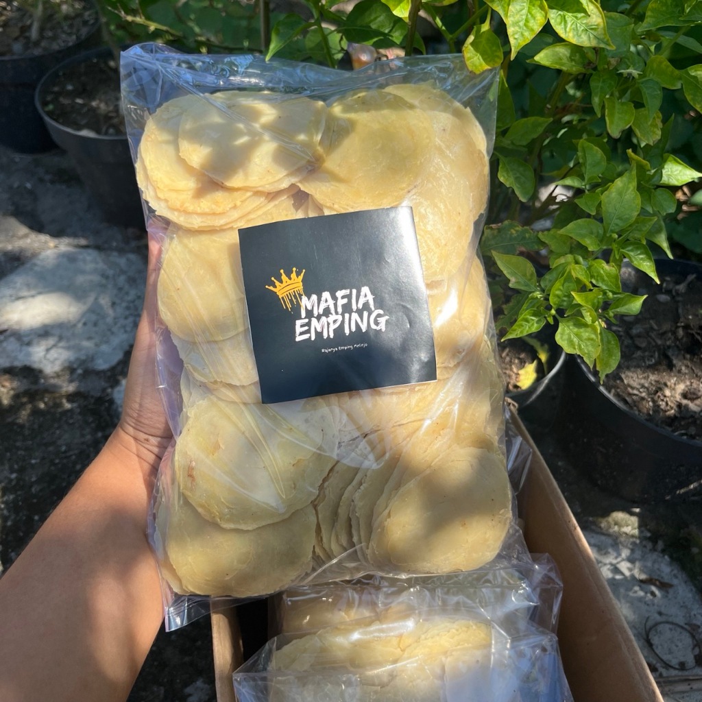 Jual (EMPING MELINJO SUPER 1KG) EMPING MELINJO MENTAH ORIGINAL SIAP ...