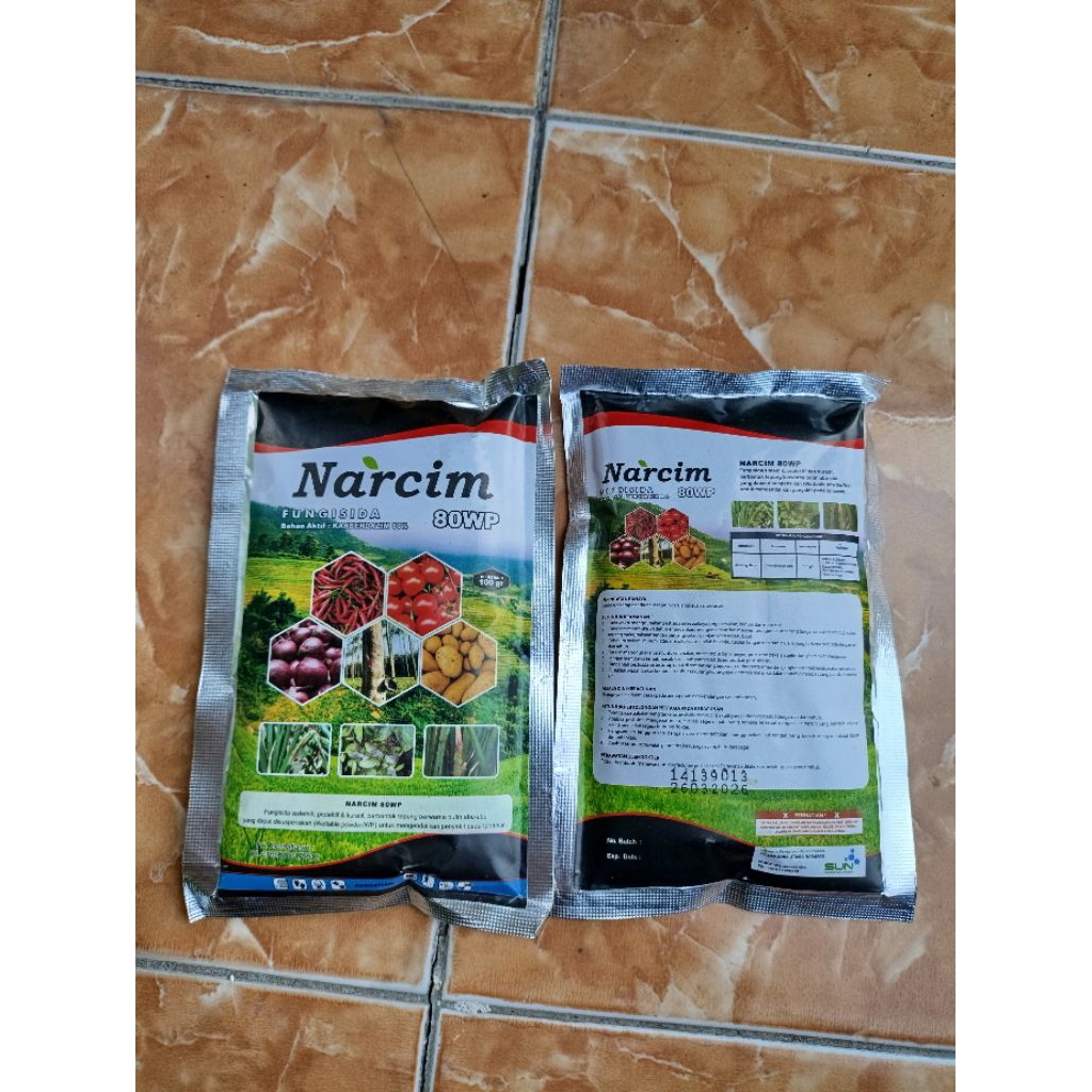 Jual NARCIM 80 WP Karbendazim 100 gram Obat pembasmi penyakit jamur ...
