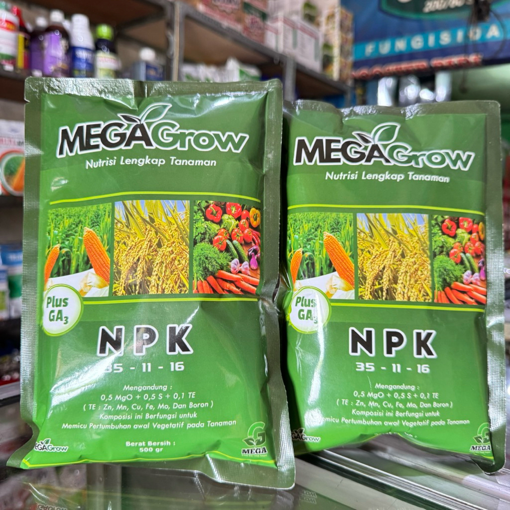 Jual Nutrisi Tanaman - MEGA GROW 500 GR Mengatasi Asam-Asaman Pada ...