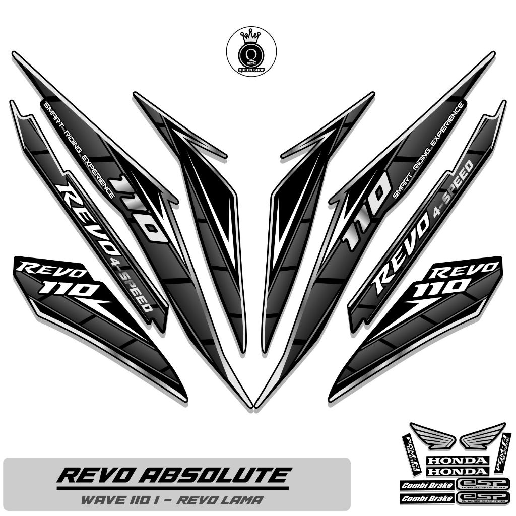 Jual STRIPING ABSOLUTE REVO 110 CW MOTIF 017 /STICKER ABSOLUTE REVO 110 ...