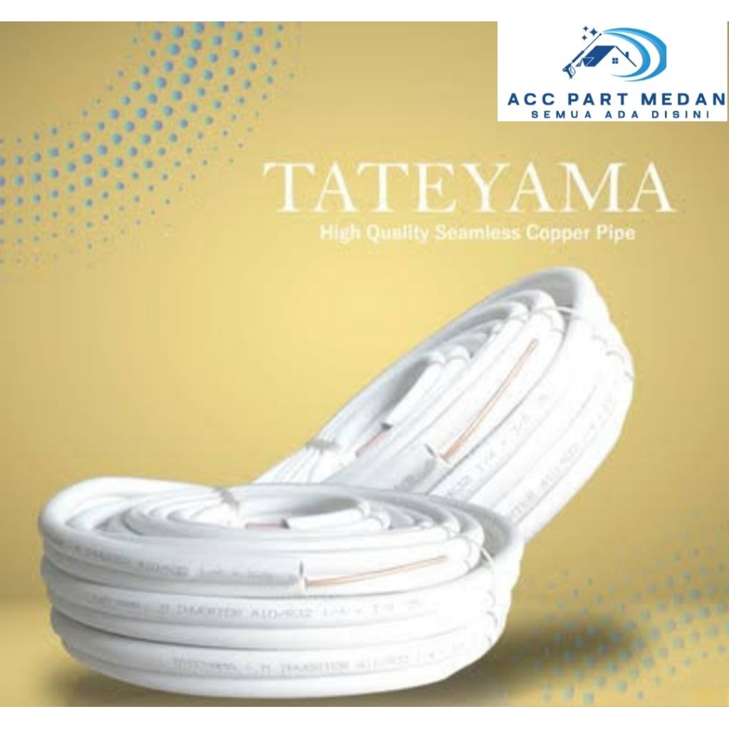 Jual Pipa AC Selang AC 1.5 PK-2 PK TATEYAMA 1/4 x 1/2 Tateyama Per ...