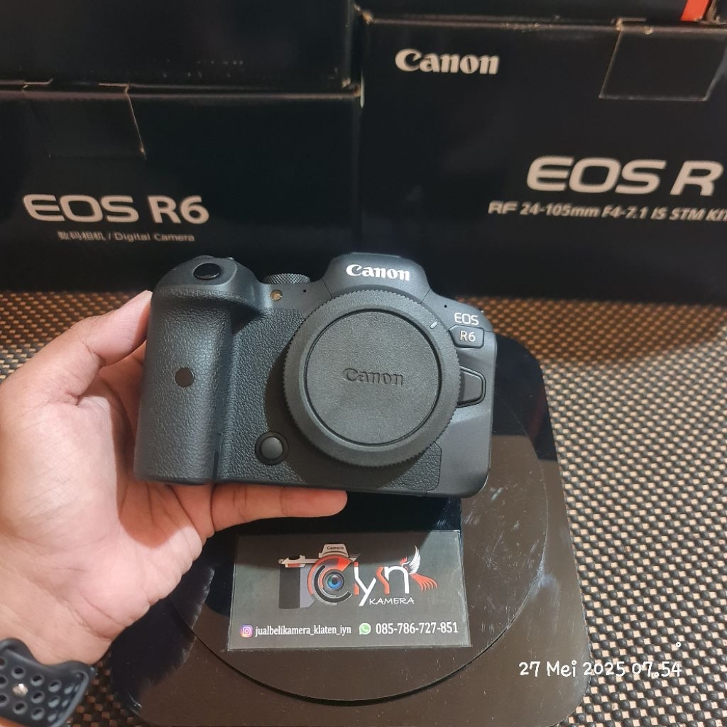 Jual KAMERA CANON EOS R6 BODY ONLY FULLSET LIKE NEW SC 2RB | Shopee ...