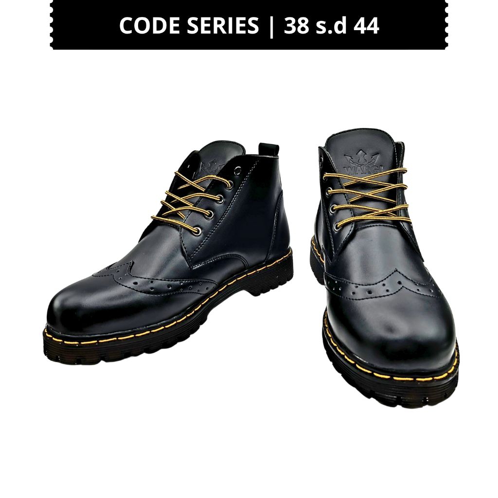 Jual Wargi Code - Sepatu Pria Type Boot Fashion Syntetic Leather Model ...
