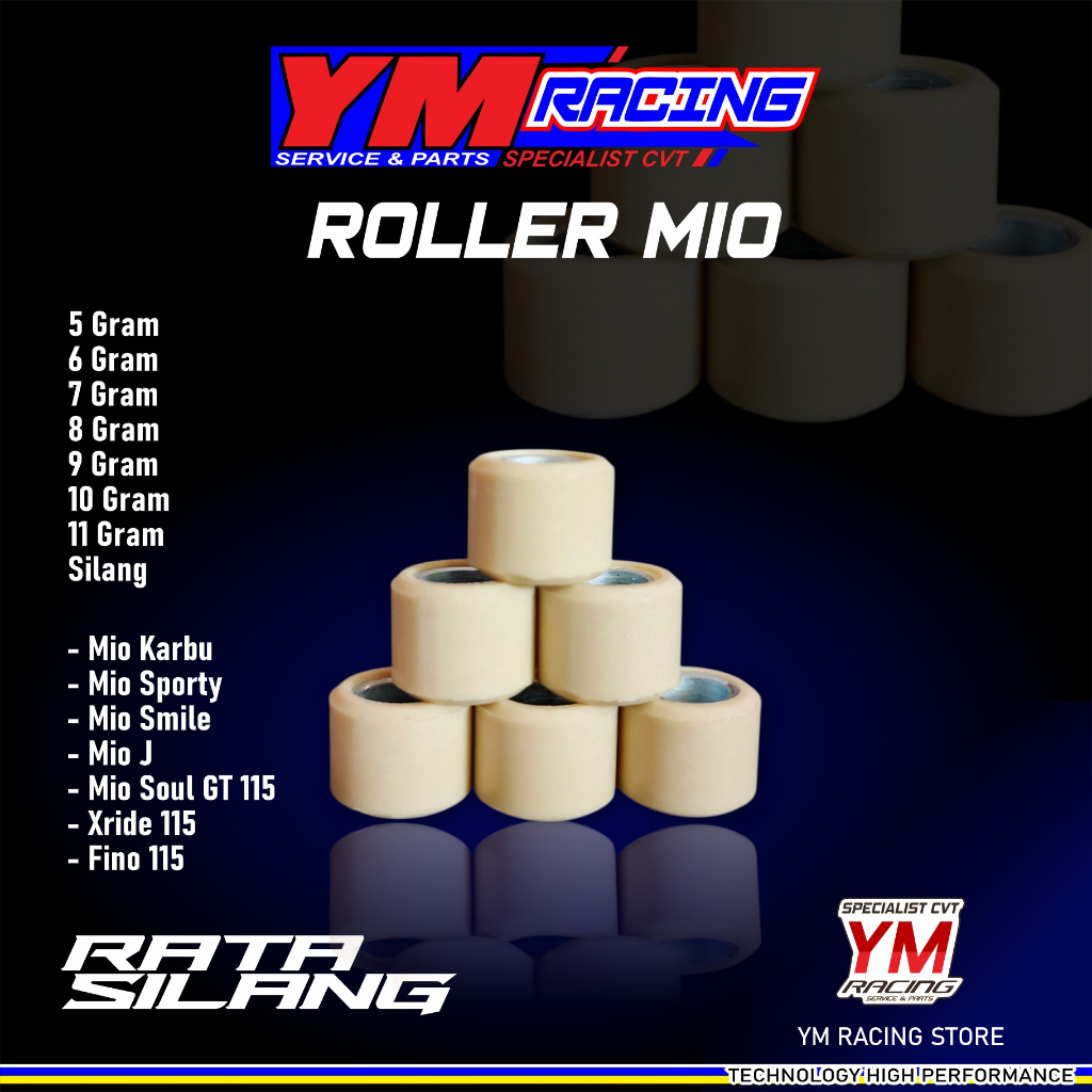Jual ROLLER MIO 5 6 7 8 9 10 11 GRAM ( ROLLER RACING MIO SMILE / MIO ...