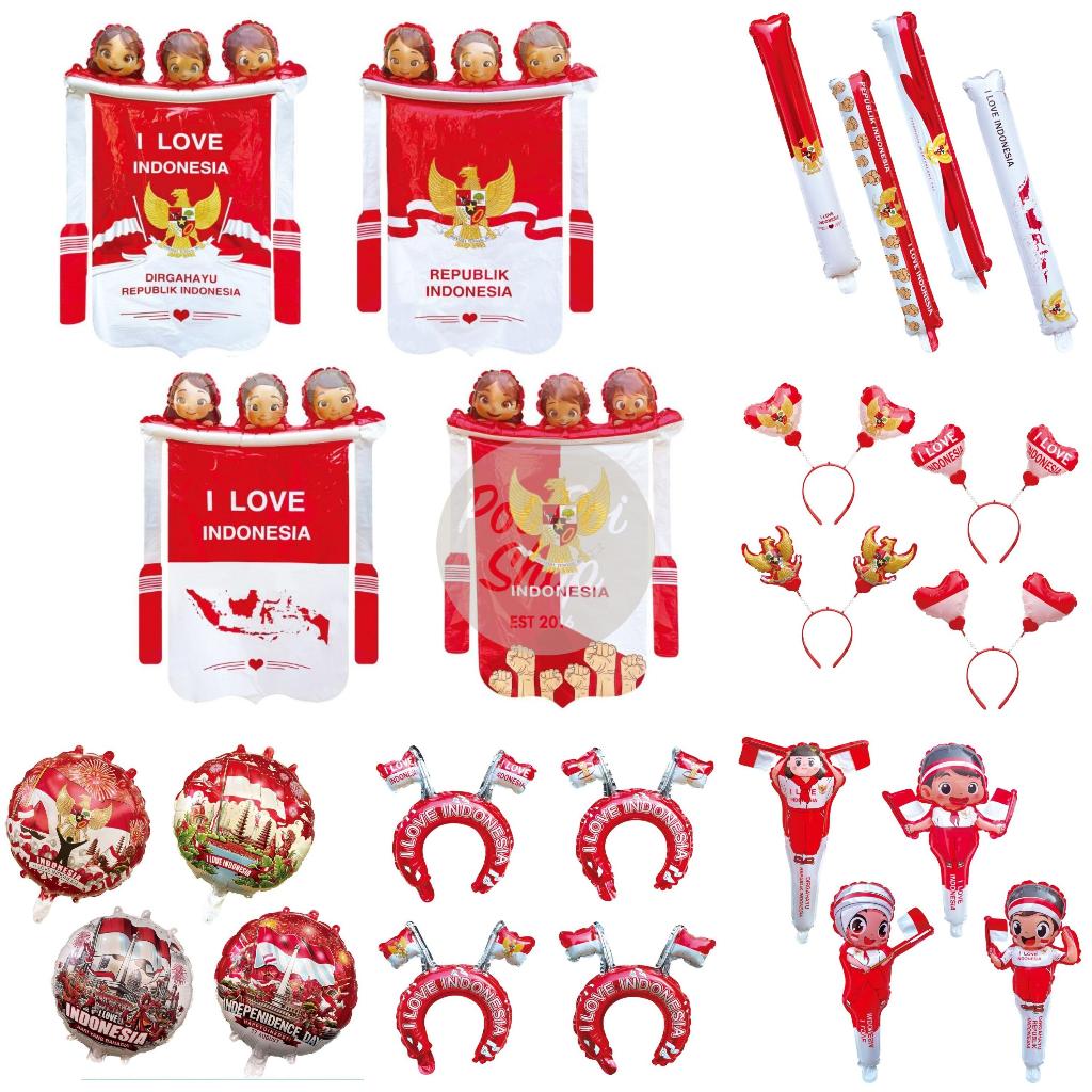 Jual Balon Foil Bando 17 Agustus 2025 Stik Jepitan HUT RI 17an Hiasan ...