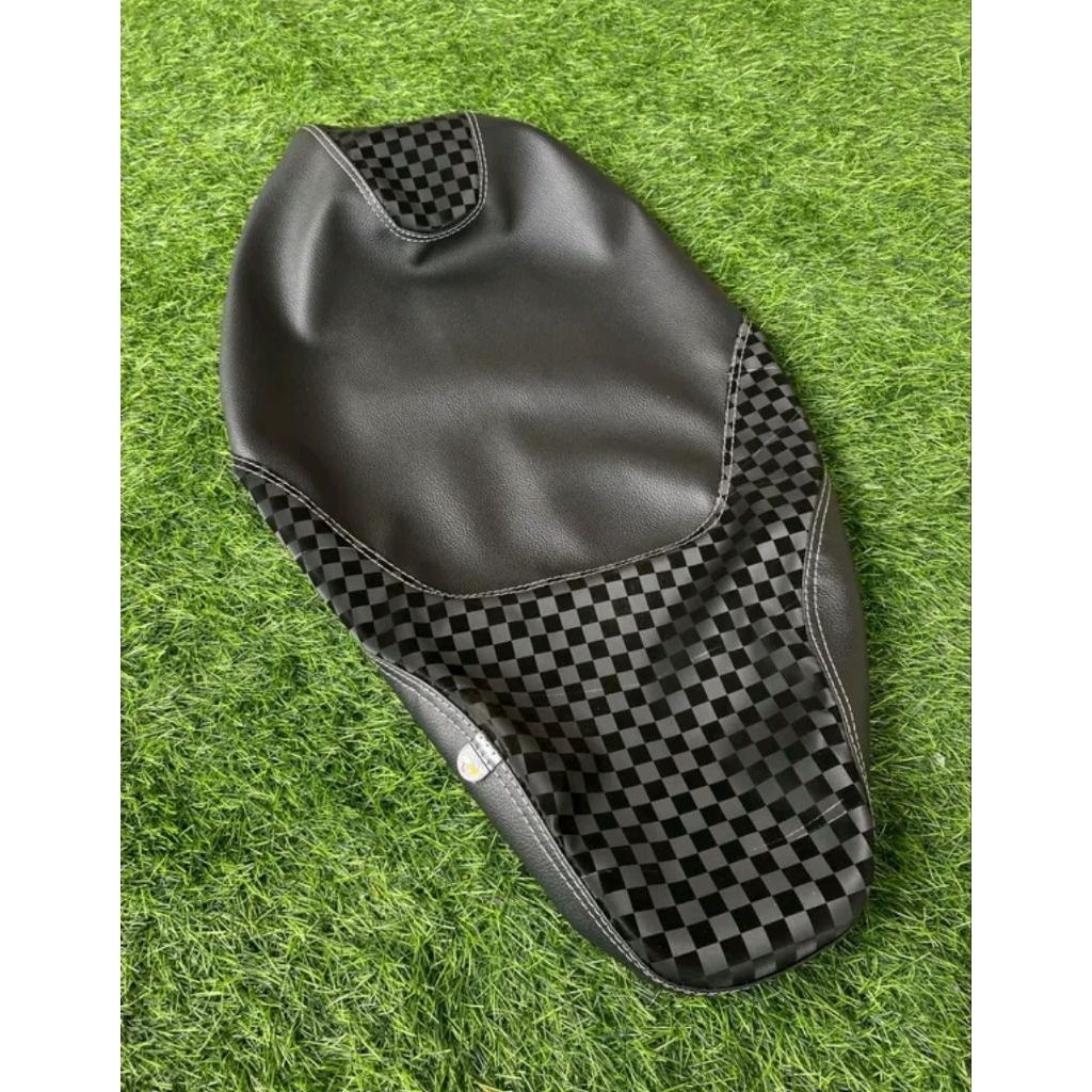 Jual cover jok motor motif catur kotak 3D mio/vario/beat/scoopy/supra ...