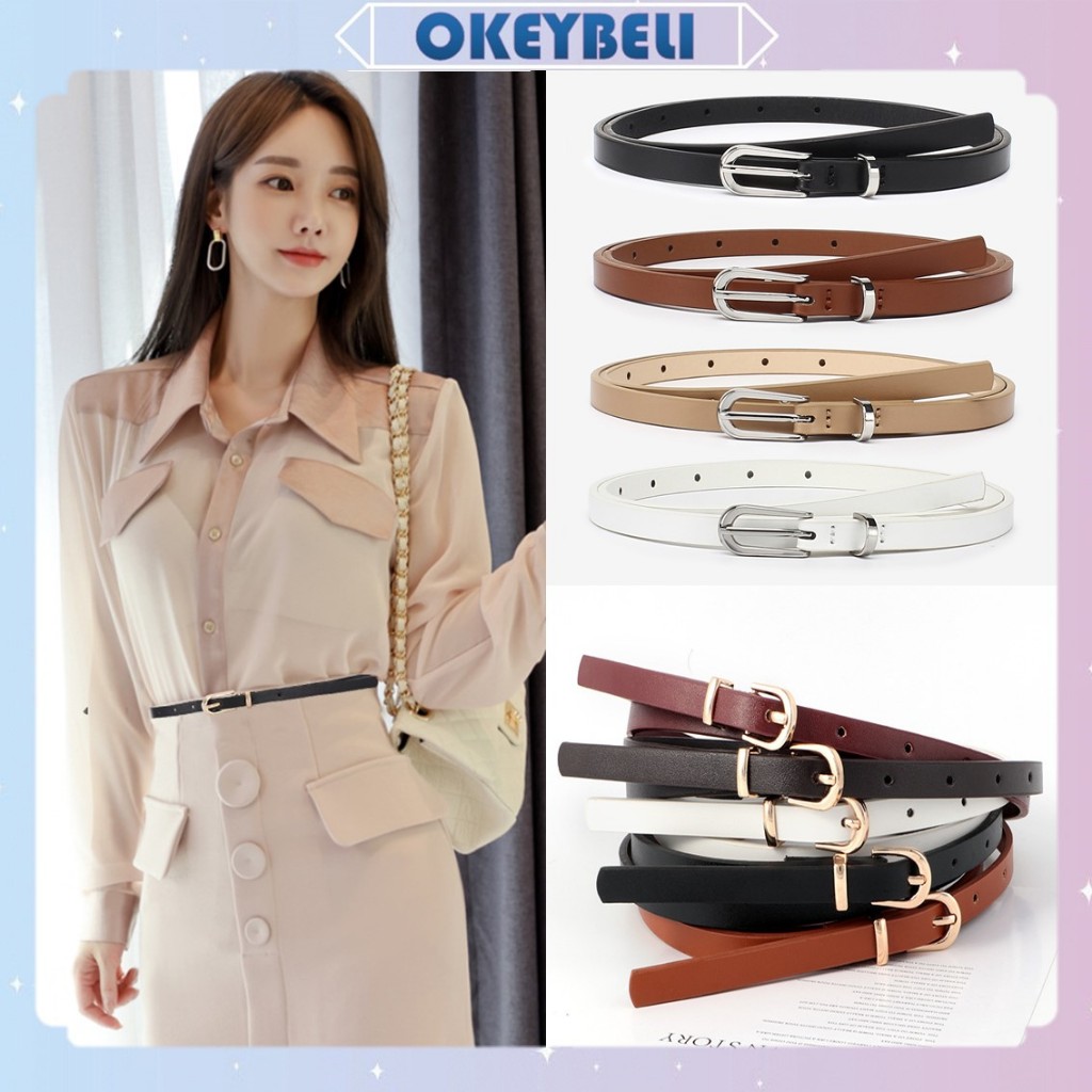Jual •OKEY BELI•TP2046 Tali Pinggang Wanita Bahan Kulit Fashion Korea ...