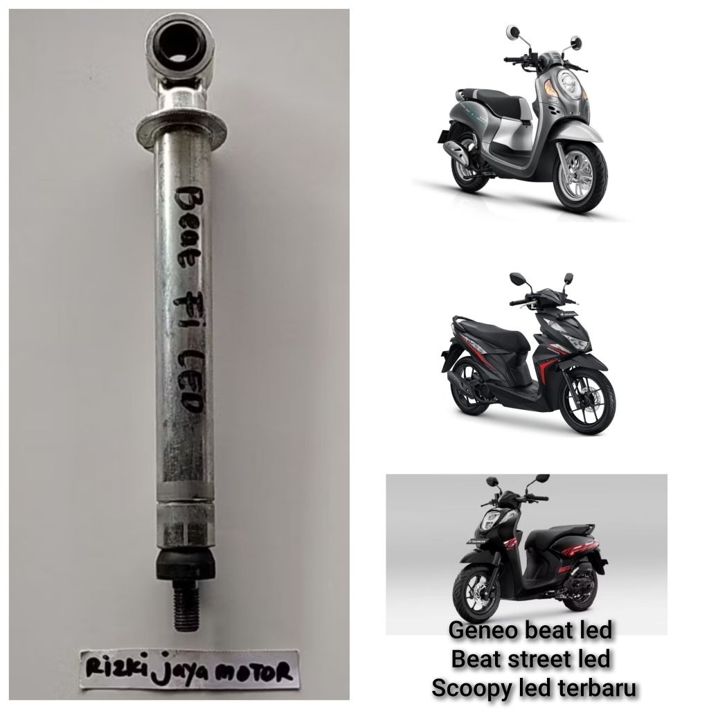 Jual As shock skok belakang beat fi LED scoopy ring 12 geneo | Shopee ...