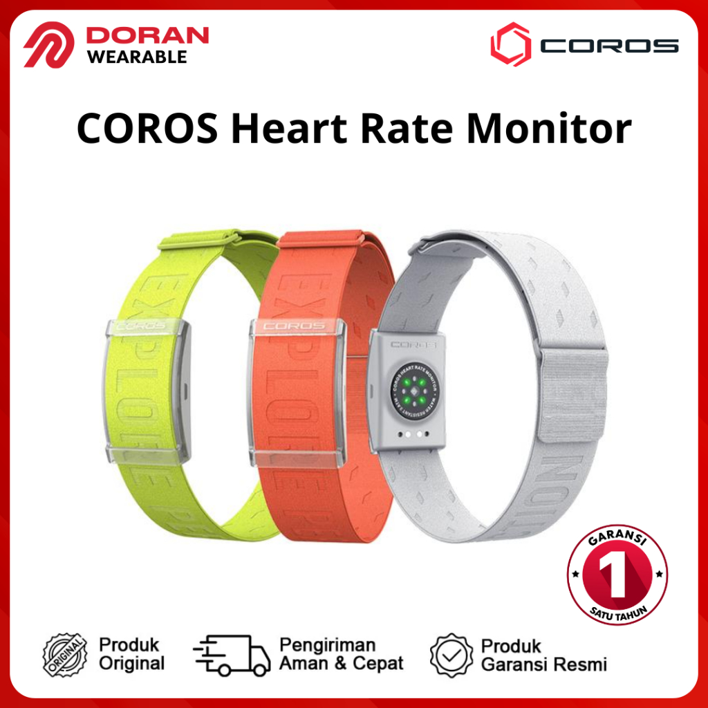 Jual Coros Heart Rate Monitor Arm Band Multiple Device - Garansi Resmi ...