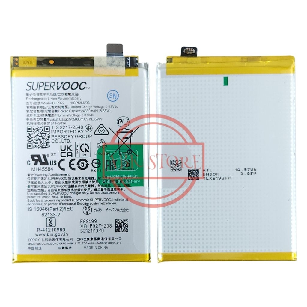 Jual BATERAI BLP927 FOR OPPO A77S BATTERY | Shopee Indonesia