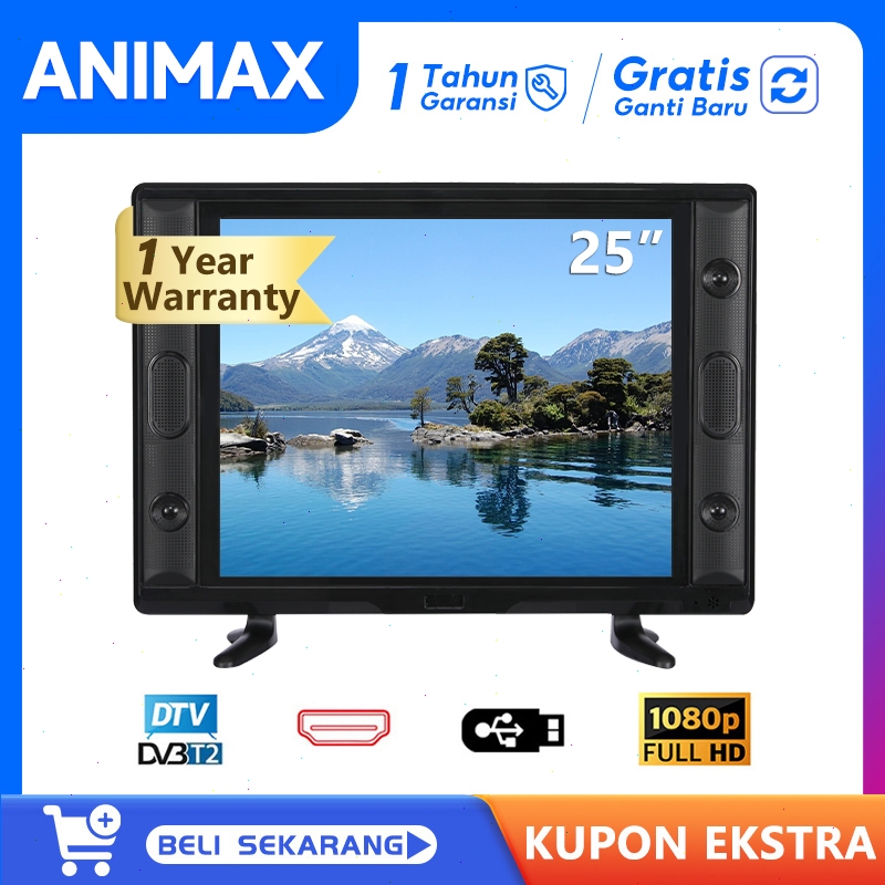 Jual Animax Promosi TV LED 19/20 21/22/24/25 Inch TV Digital Televisi ...
