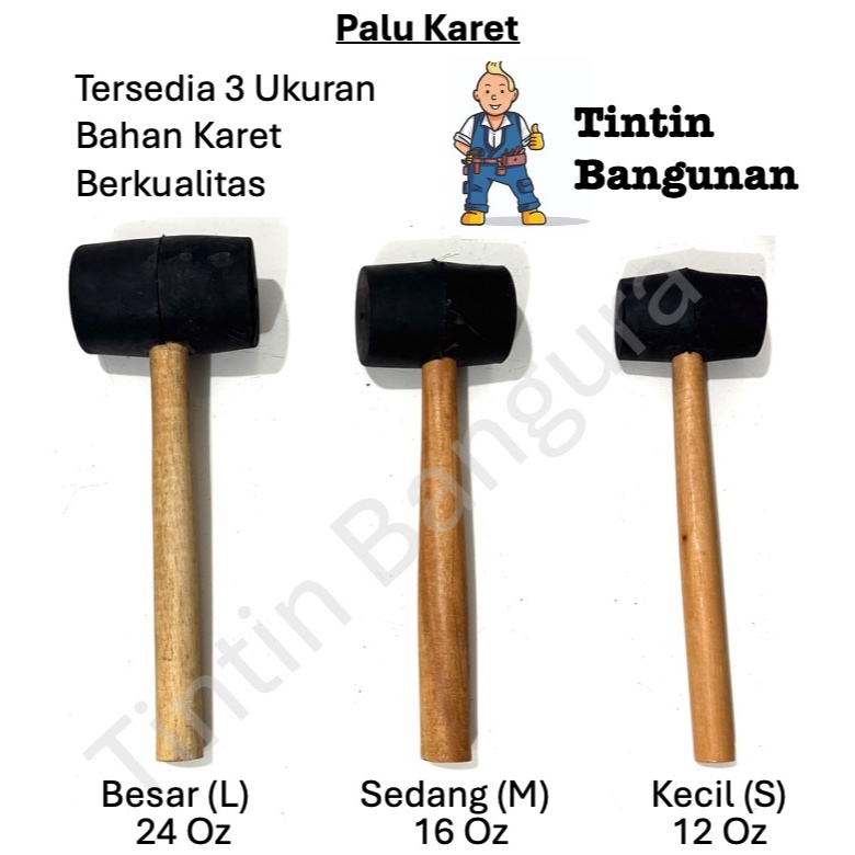 Jual Palu Karet kayu palu penyamakan palu non-sparking palu keramik ...