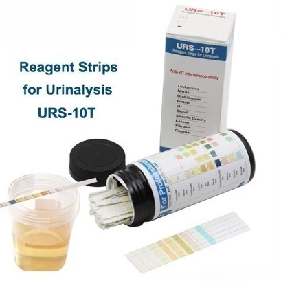 Jual Alat Tes Urine 100Pcs Urine Test Strips Urinalysis Reagent Test ...