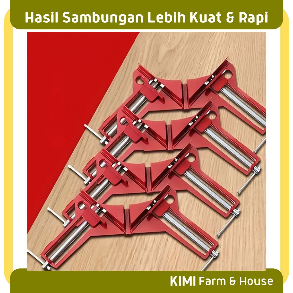 Jual 4PCS Corner Clamp Sudut Siku 90 Drajat Penjepit Klemp Pigura Untuk ...