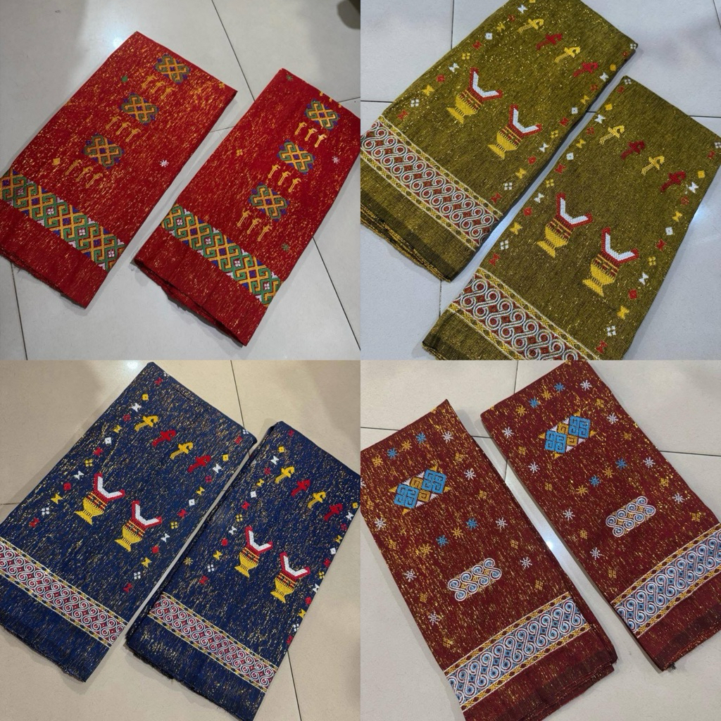 Jual KAIN TORAJA PARUKI TORAJA , KAIN TENUN PARUKI MIX EMAS | Shopee ...