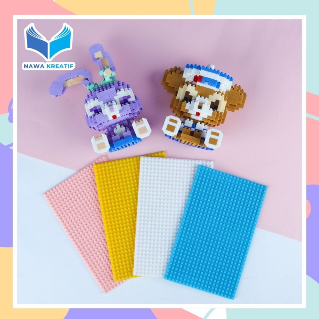 Jual NAWA Bricks Base Plate Lembut Block Base plate Tatakan Alas Mainan ...