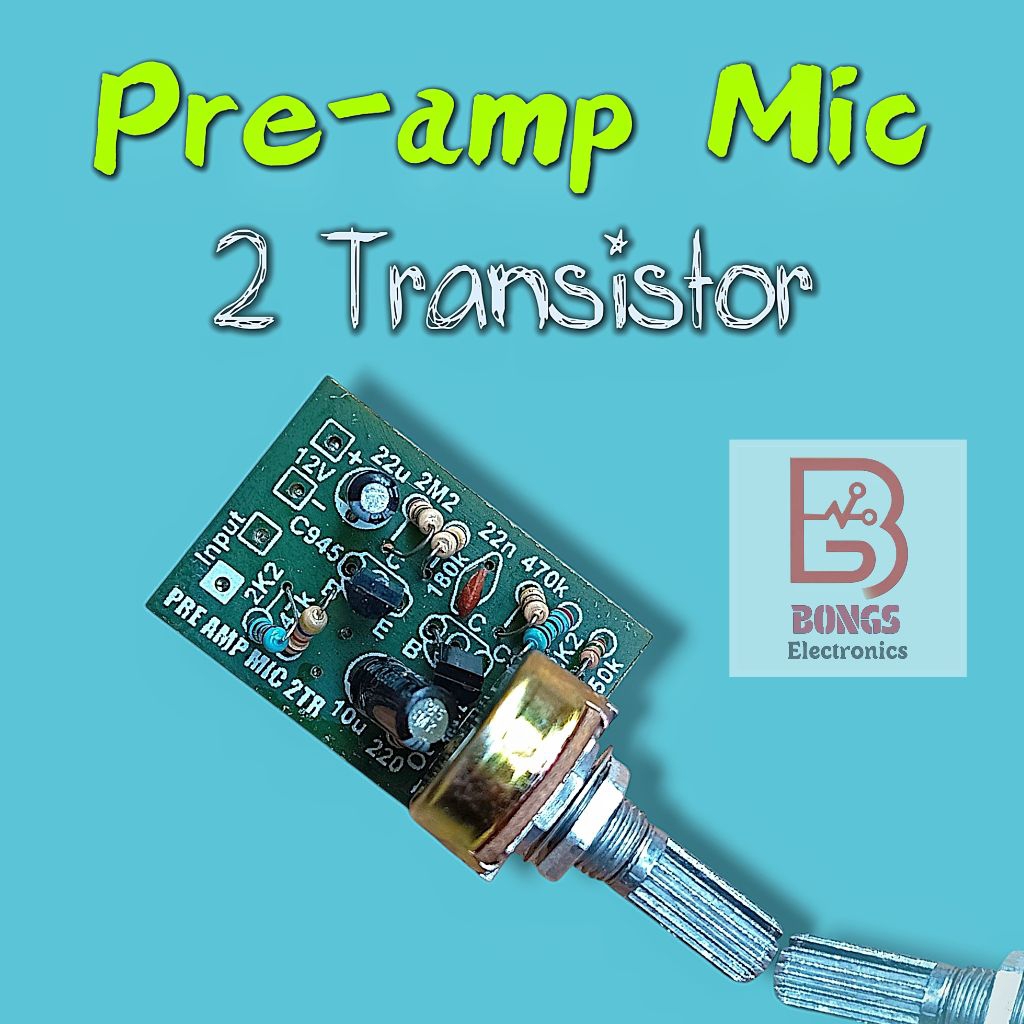 Jual Pre-Amp Mic 2 Transistor Dynamic | Shopee Indonesia