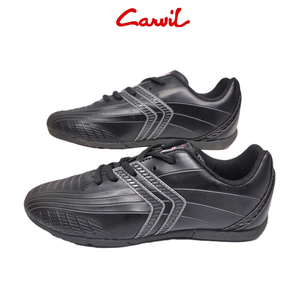 Jual Carvil Santander Sepatu Hitam Polos 33-37 Sepatu Futsal bisa untuk ...